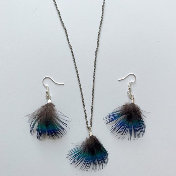 Jessica Sterner | Jewelry | Beautiful Handmade Real Peacock Feather ...